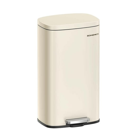 13 Gallon (50 L) Trash Can, Stainless Steel Kitchen Garbage Can ...