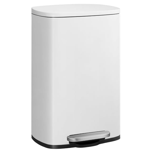 13 Gallon (50 L) Trash Can, Stainless Steel Kitchen Garbage Can ...