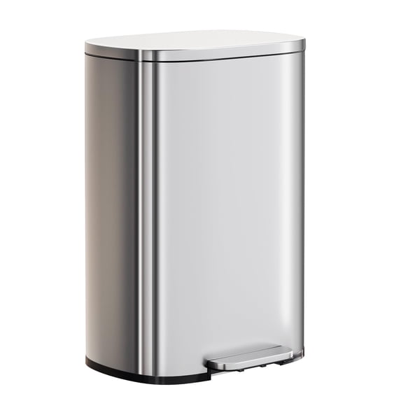 13 Gallon (50L) in Home Recycling Bin Kitchen Stainless Steel Recycling ...