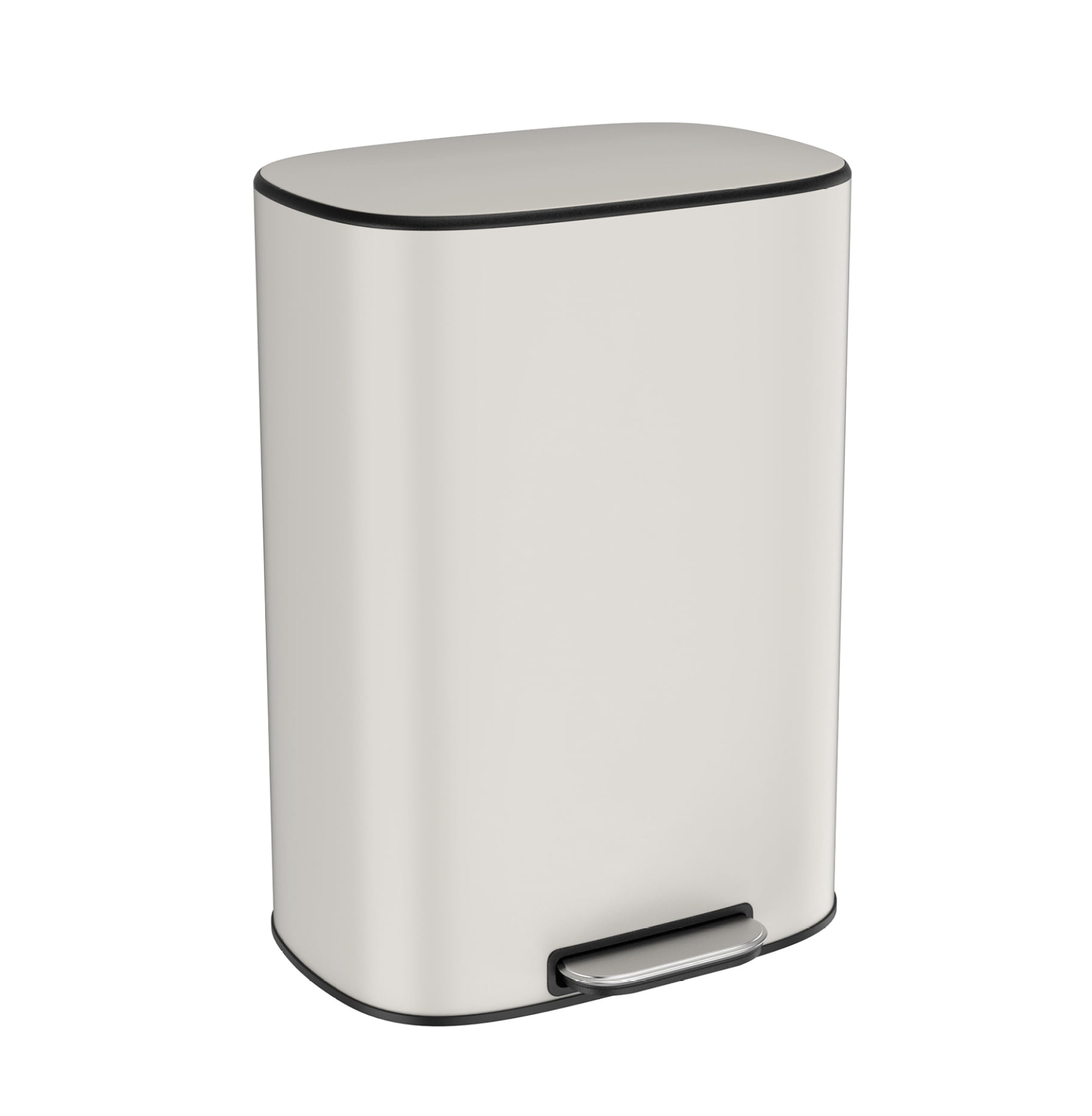 13 Gallon 50L Kitchen Foot Pedal Operated Soft Close Trash Can ...