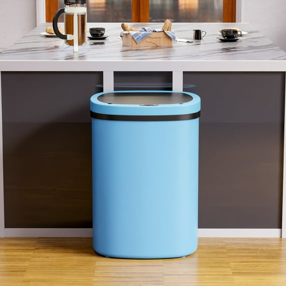 13 Gallon (50L) Touchless Motion Sensor Trash Can - Automatic Garbage ...