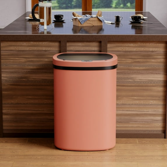13 Gallon (50L) Touchless Motion Sensor Trash Can - Automatic Garbage ...