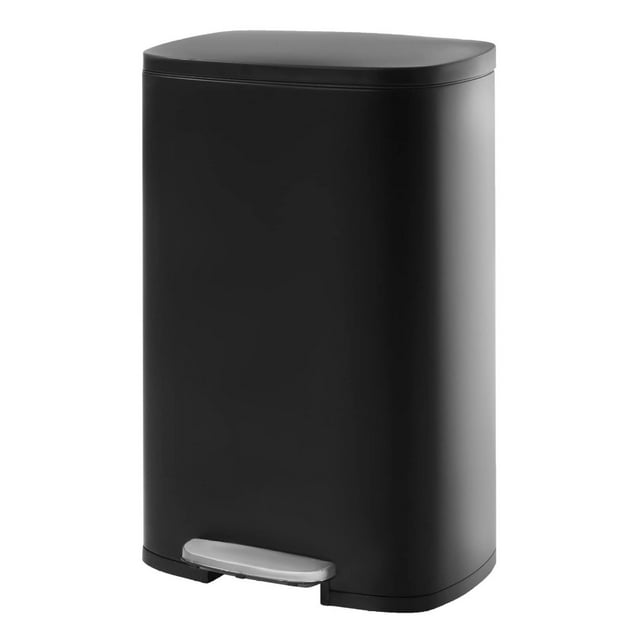 13 Gallon(50L) Trash Can, Fingerprint Proof Stainless Steel Kitchen ...