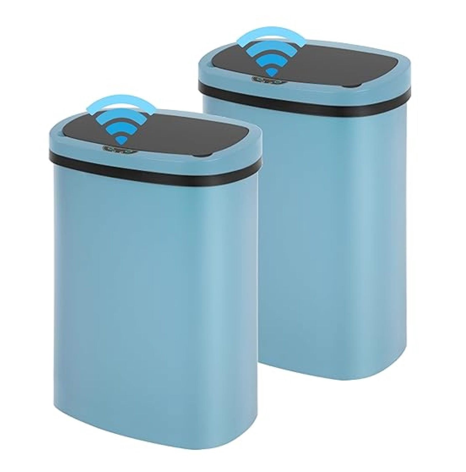 13 Gallon/57 L Kitchen Trash Can with Lid for Dorm, Garbage Can with ...