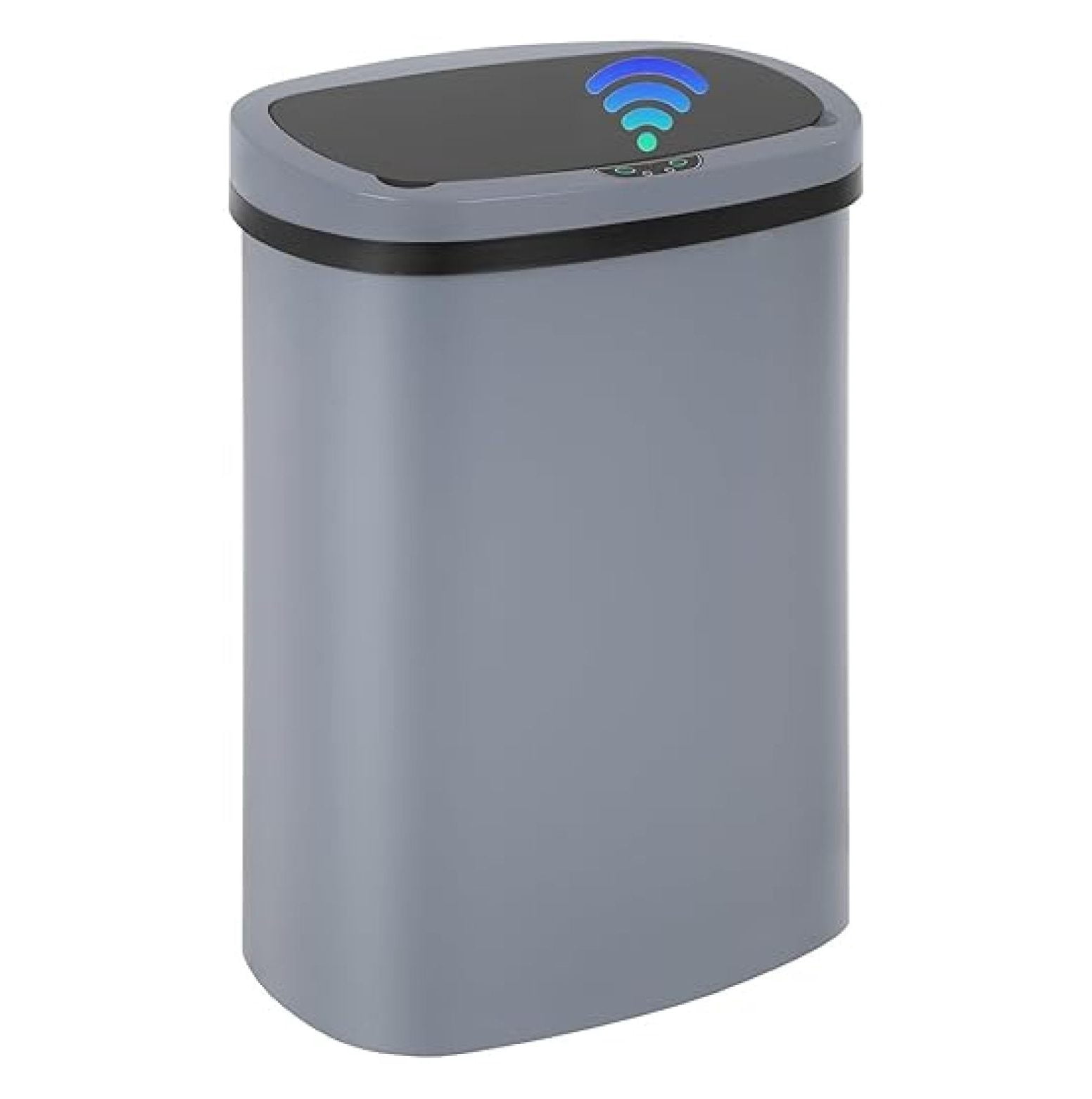 13 Gallon Automatic Trash Can, Touchless Kitchen Bin with Lid, Mute ...