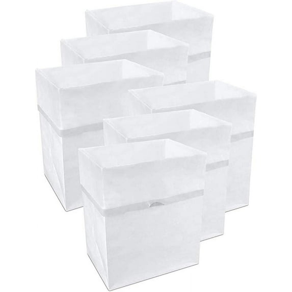 13 Gallon Disposable Trash Cans (6-Pack) with Fitted Trash Bags ...