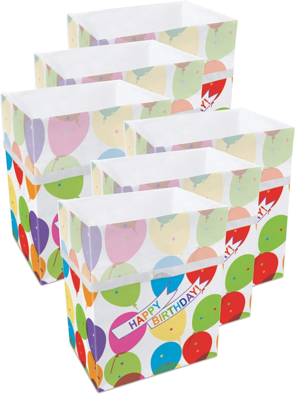 13 Gallon Disposable Trash Cans (6-Pack) - Reusable Garbage and ...