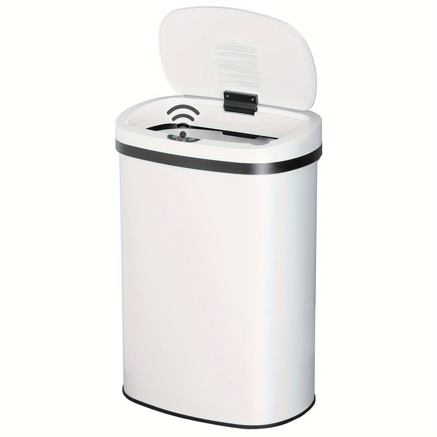 13 Gallon Kitchen Trash Can Automatic Garbage Can with Lid, 50 Liter ...