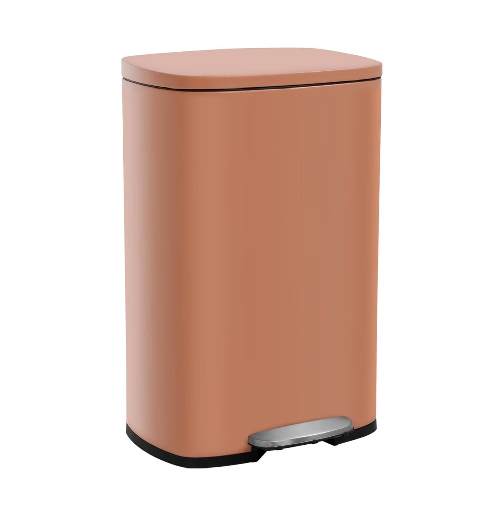 13 Gallon Kitchen Trash Can Step Garbage Can with Soft Close Lid and ...
