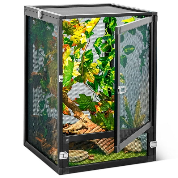 New Age Pet® ECOFLEX® Mojave Reptile Habitat Stacker in Large 48" Black ...
