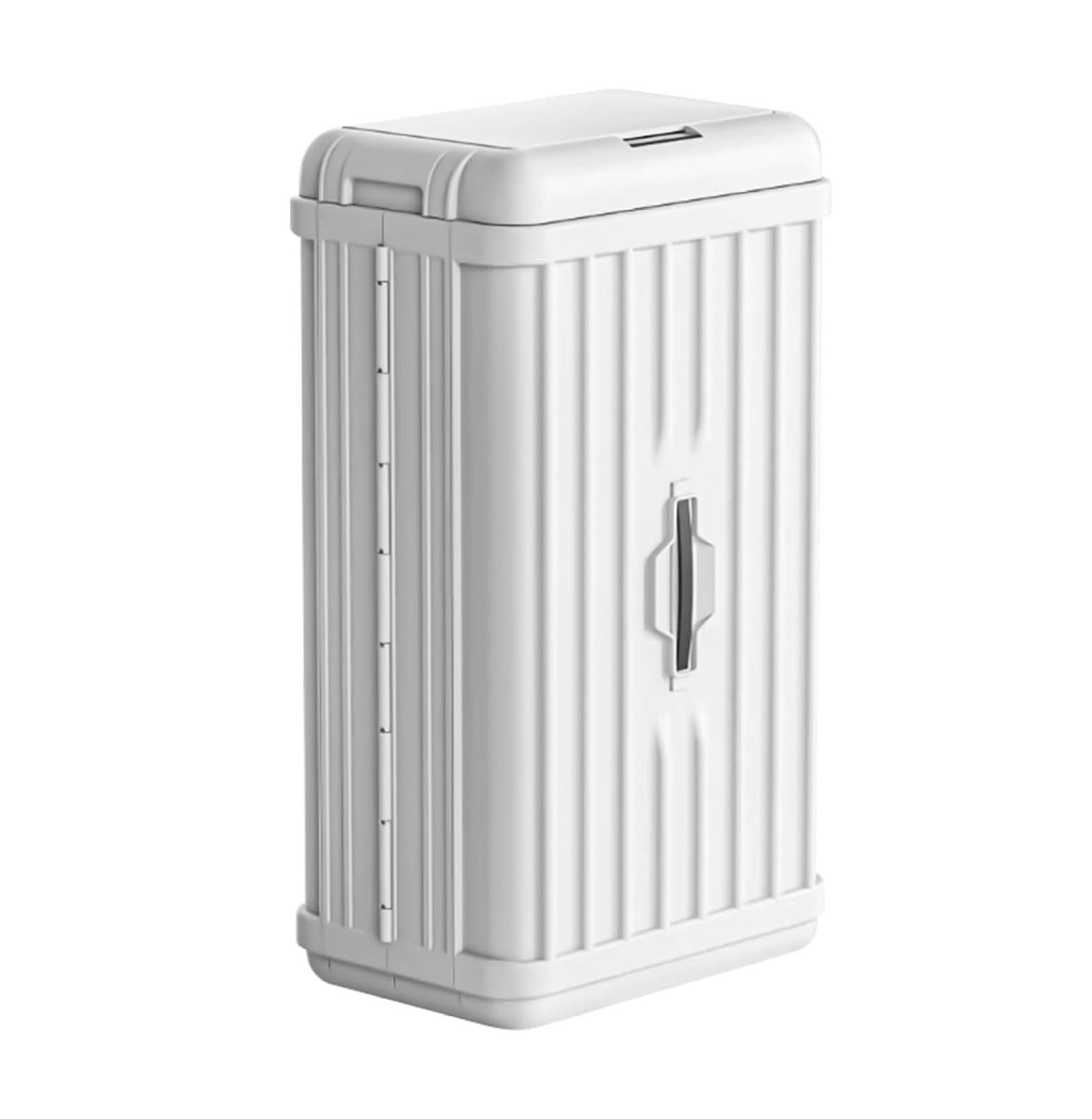 13 Gallon Sensor Trash Can with Lid 50 Litre White Garbage Can ...