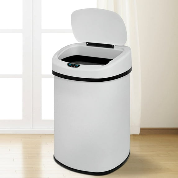13 Gallon Trash Can Automatic Kitchen Garbage Can Easy-Clean 50L ...