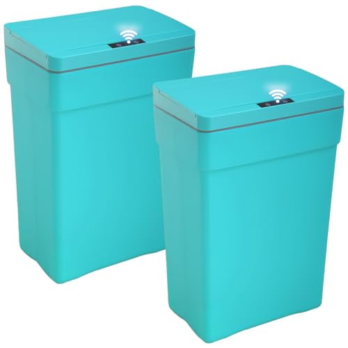 13 Gallon Trash Can Automatic Kitchen Trash Can Touch Free High ...