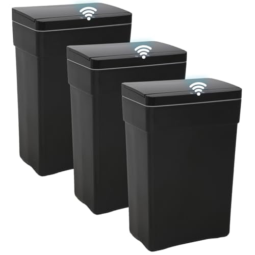 13 Gallon Trash Can Automatic Kitchen Trash Can Touch Free High ...