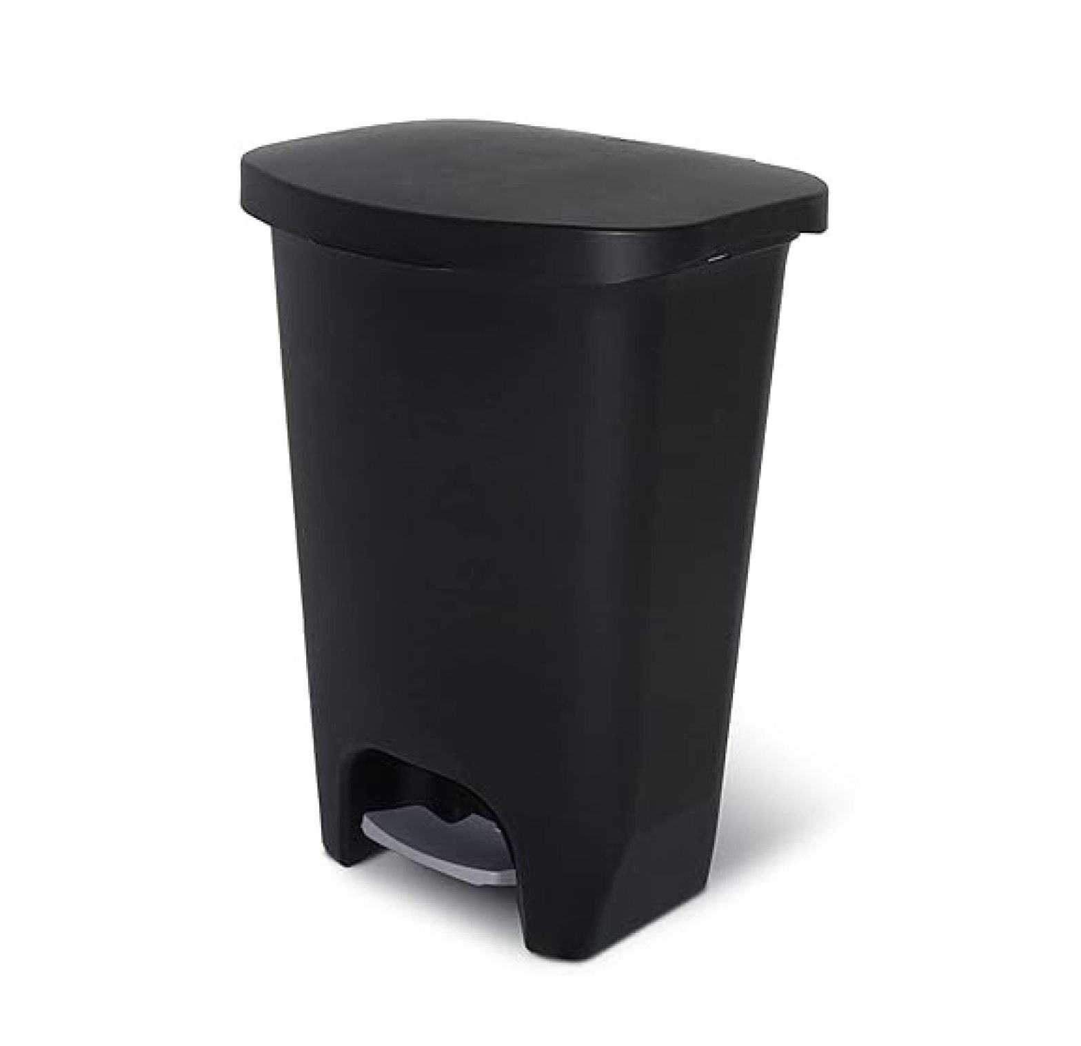 13 Gallon Trash Can | Plastic Kitchen Waste Bin with Odor Protection of ...