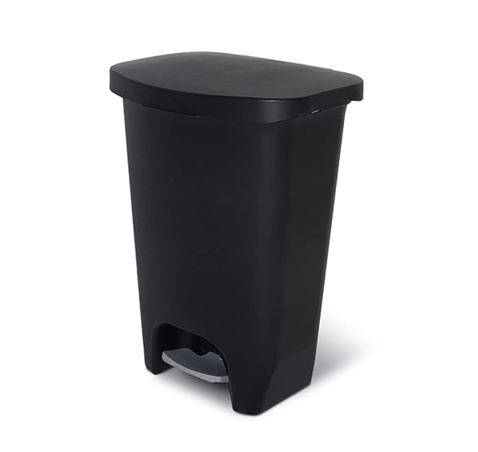 13 Gallon Trash Can | Plastic Kitchen Waste Bin with Odor Protection of ...