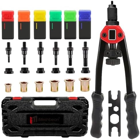 13'' Hand Rivet Nut Tool, Rivet Nut Gun, Professional Hand Rivet Setter Metric Stainless Steel ...