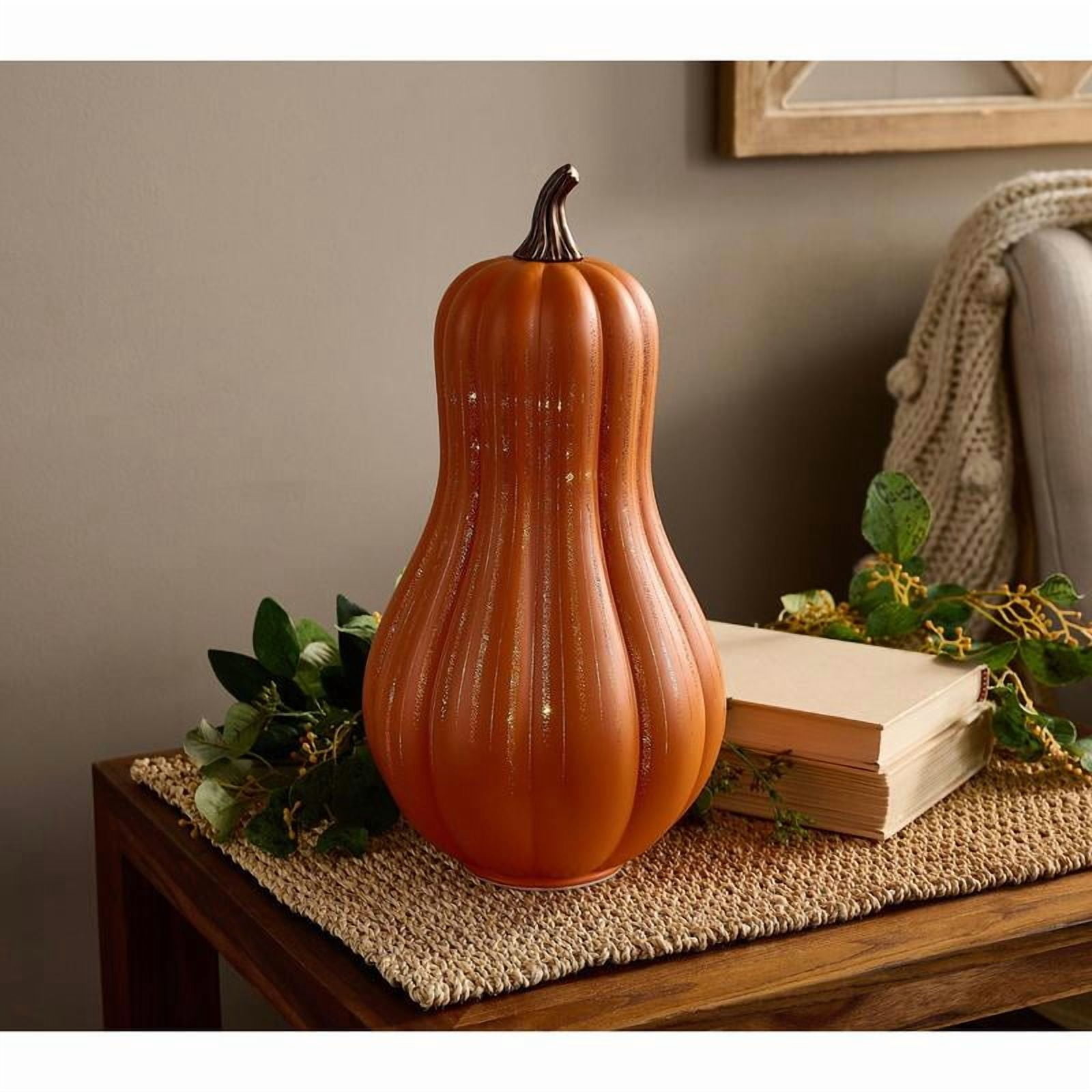 13" Illuminated Starry Night Glass Gourd by Valerie - Walmart.com