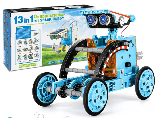 13-In-1 Stem Education Solar Power Robots, Diy Non-Toxic Abs Material ...