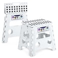 13 Inch 2 Pack Folding Step Stool Non-slip Foldable Stools Up To 300 ...