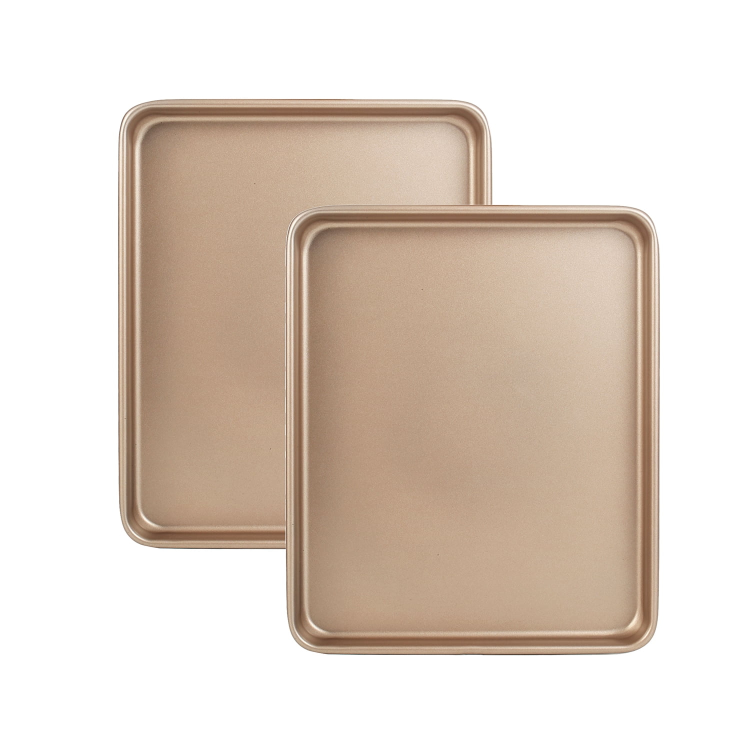 13 Inch Baking Pans Nonstick Set of 2, Walooza 13 X 11 X 1 Inch Cookie ...