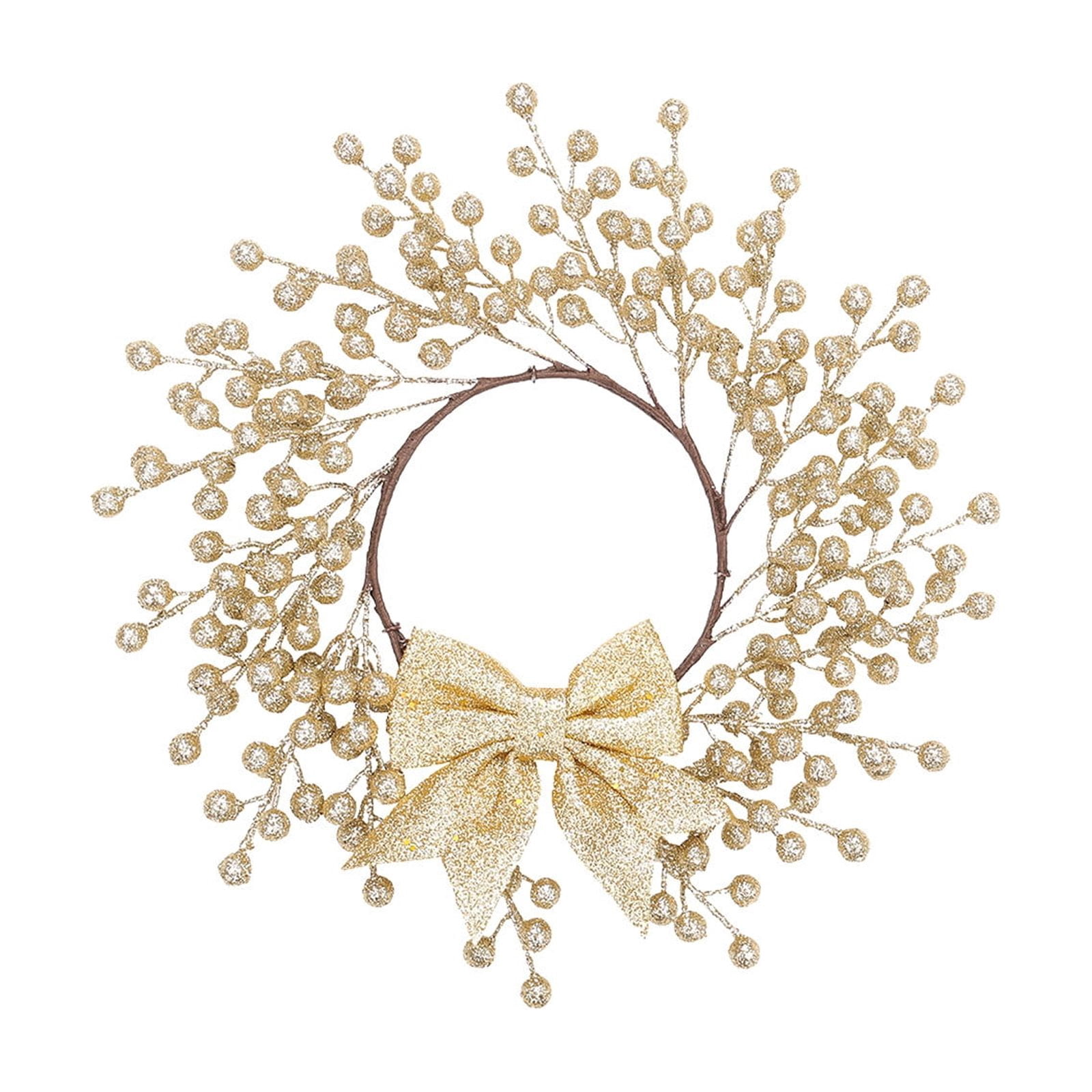 13 Inch Berry Wreath Christmas Wreaths for Front Door, Berry Artificial ...