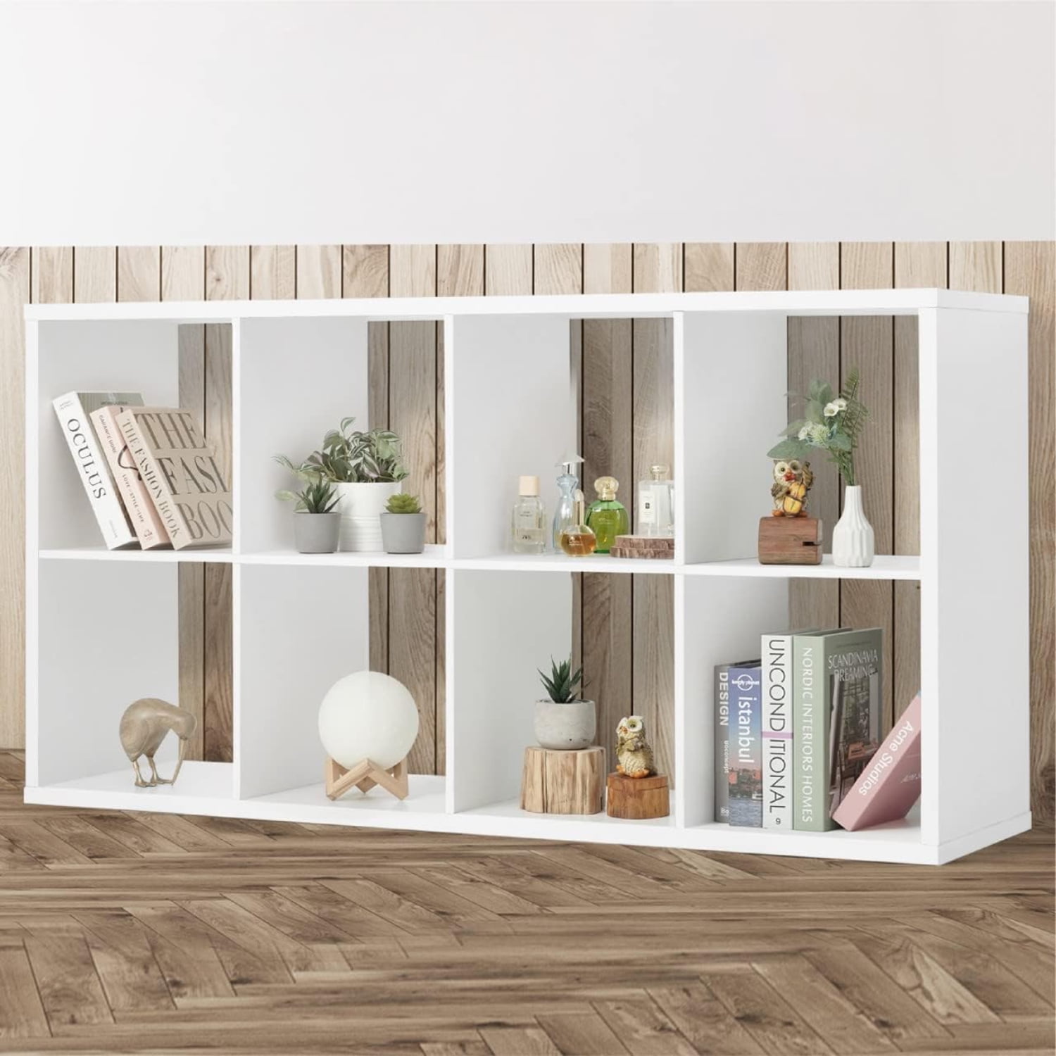 13-Inch Cube Storage Organizer Shelf with Extra Thick Exterior Edge ...
