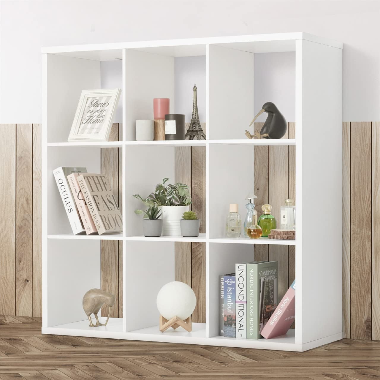 13-Inch Cube Storage Organizer Shelf with Extra Thick Exterior Edge ...
