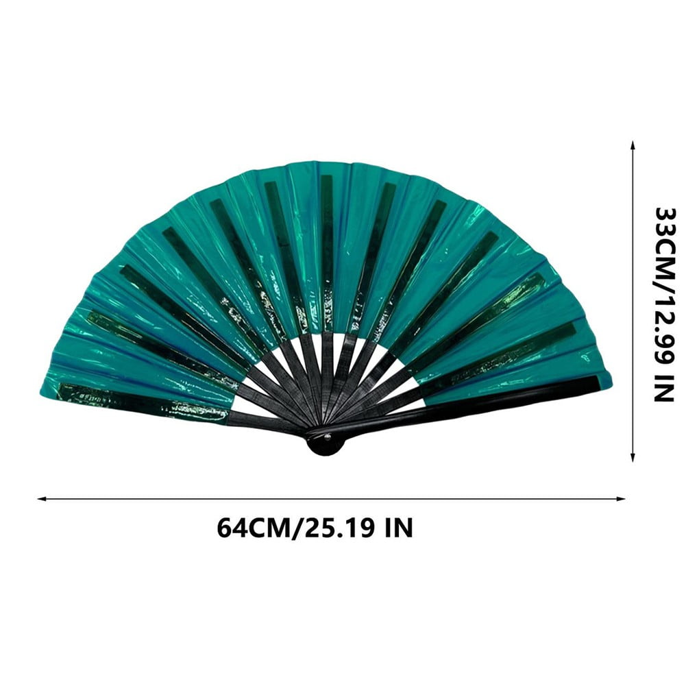 13 Inch Foldable Fan Hand Fan Colours Clap Fans Dancing Large Foldable ...