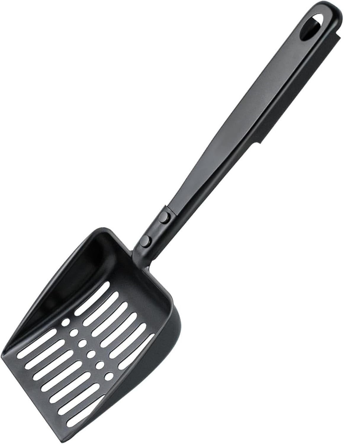 13 Inch Hollow Out Fireplace Ash Sifter Metal Black Coal Shovel Heat ...