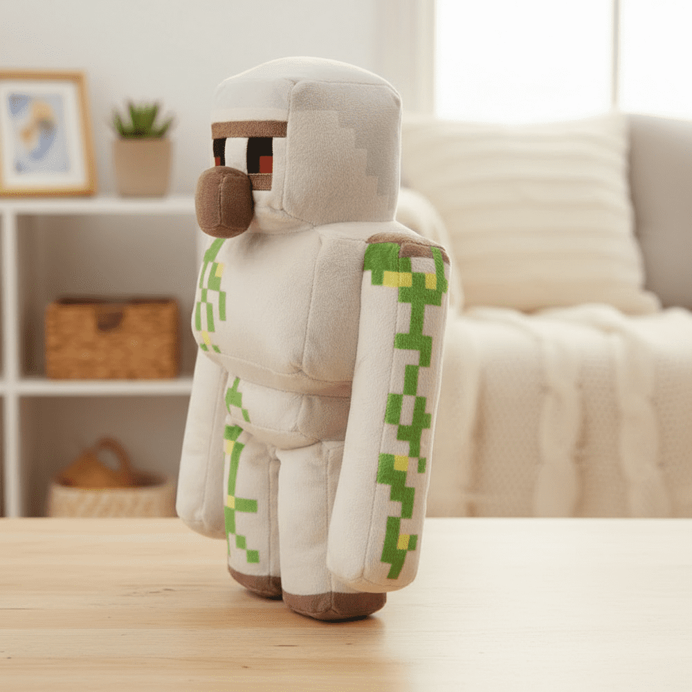 13 Inch Iron Plush Toy, Pixel Accurate Stuffed Plush Figure, Soft Video ...