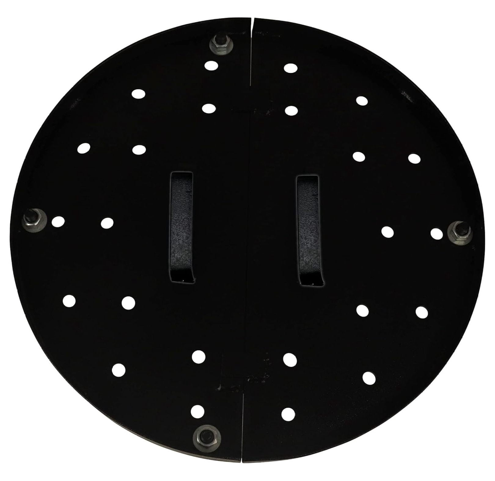 - 13 Inch Mild Steel Black Round Baffle Plate for Clay, Gas & Propane ...