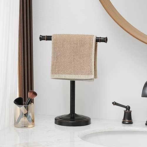 13 Inch Oil Rubbed Bronze Towel Stand Hand Towel Holder Bathroom ...