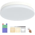 13 Inch Round LED Full Spectrum Flush Mount Ceiling Light with Night ...