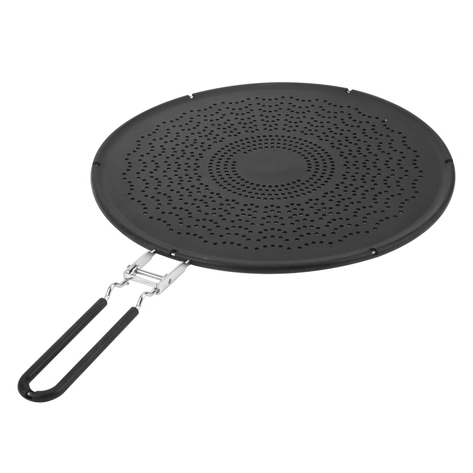 13 Inch Silicone Splatter Screen - Pan Cover with Folding Handle,Heat ...