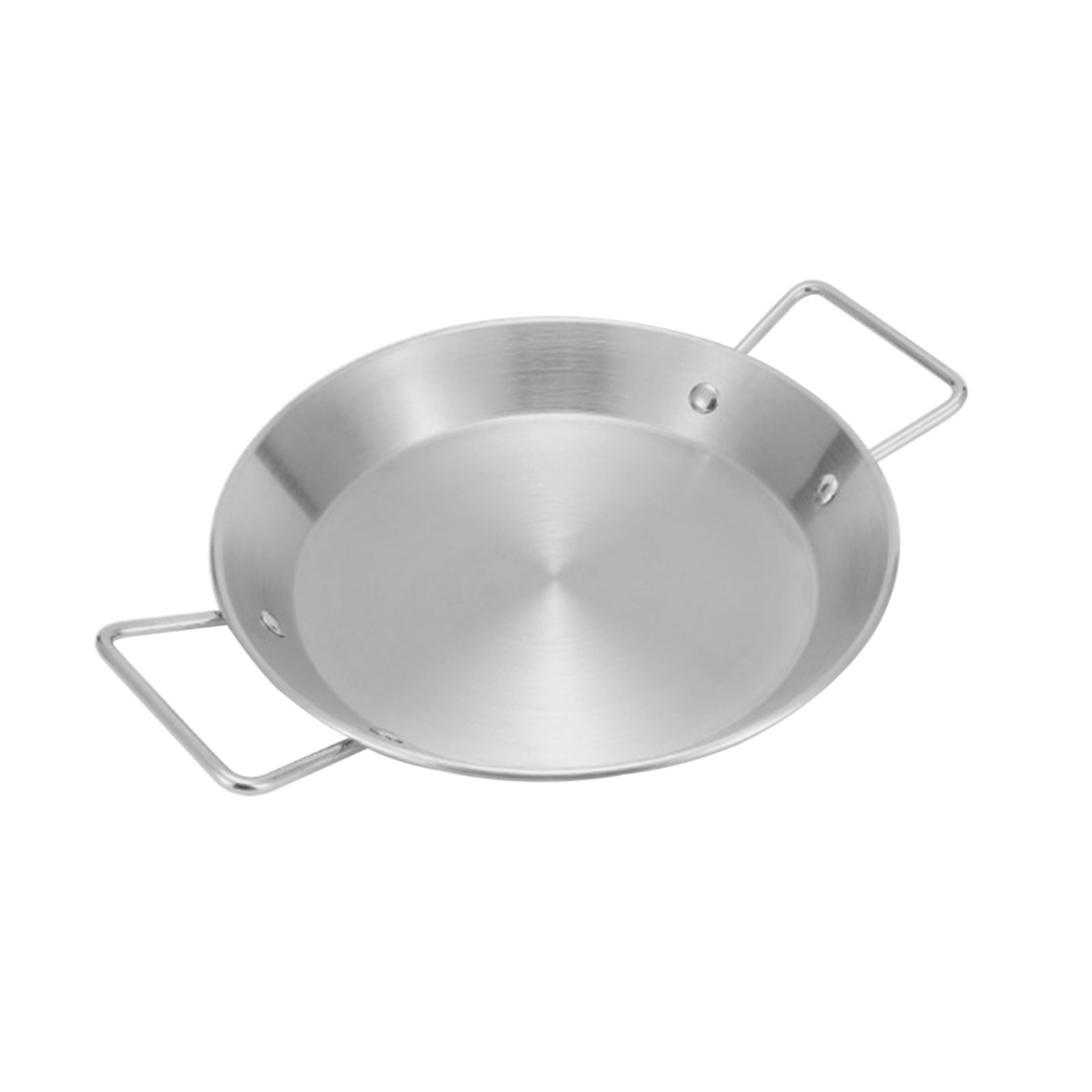 13 Inch Stainless Steel Plate, Round Metal Dinner Plates, Kitchenware ...