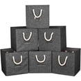 13 Inch Storage Boxes Fabric Cube Storage Bins Foldable Storage Basket ...