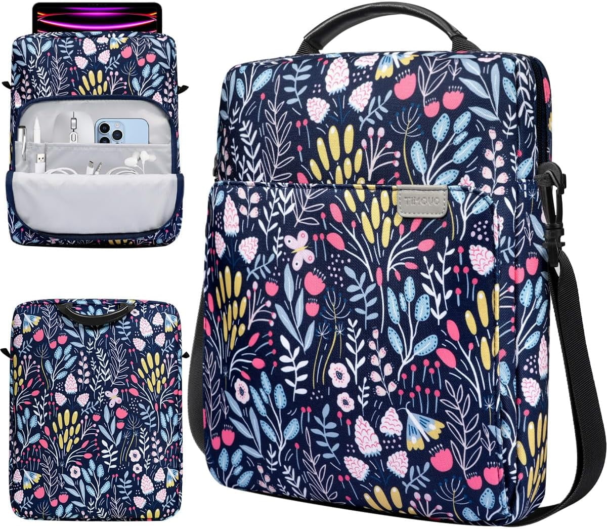 13 Inch Tablet Sleeve Handbag with Shoulder Strap for iPad Air 13" M3 ...