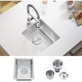 13 Inch Undermount Bar Sink,13''x15'' Nano Coating Stainless Steel ...