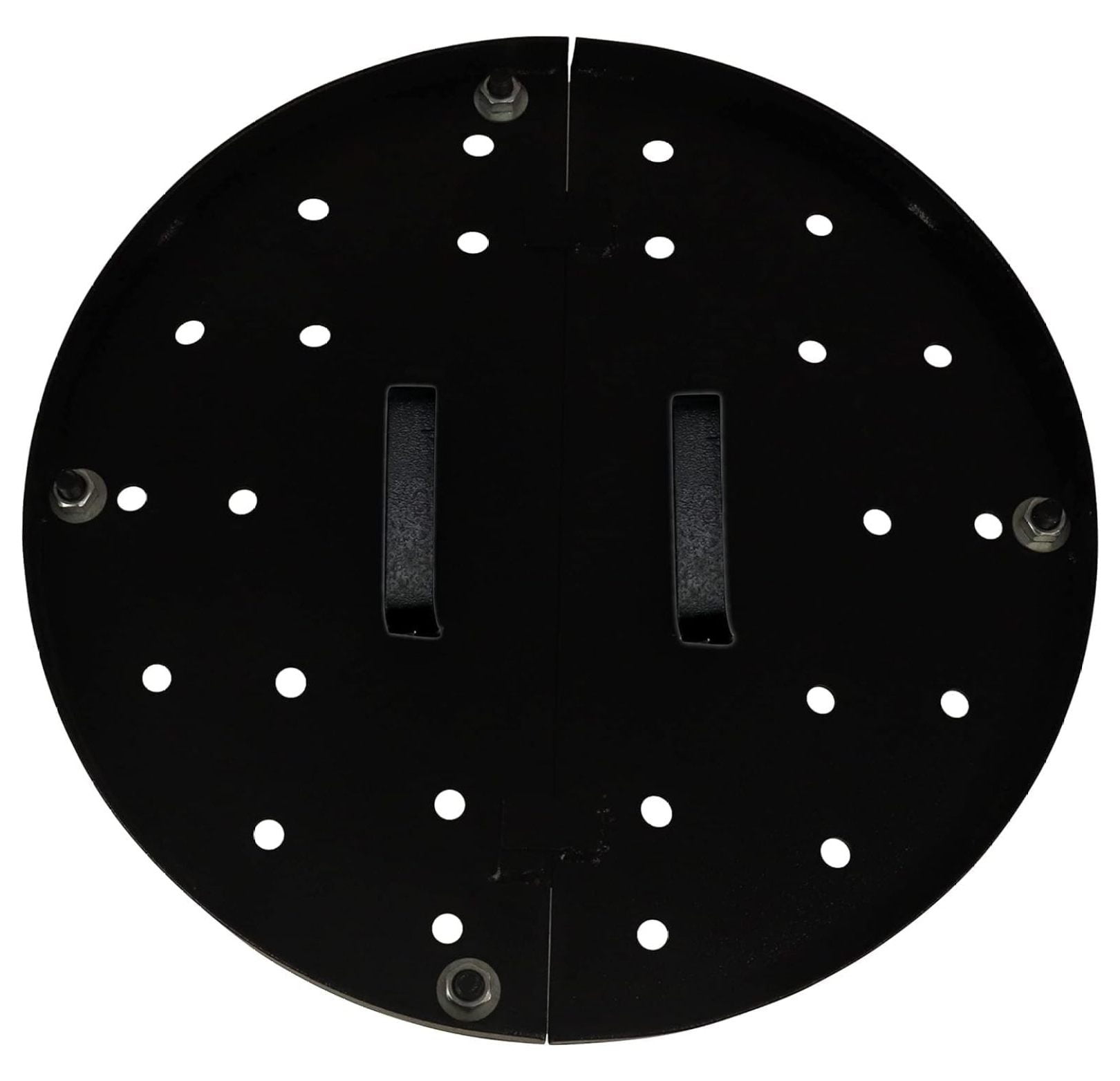 - 13 Inches Mild Steel Thick Baffle Burner Plate with Detachable Legs ...