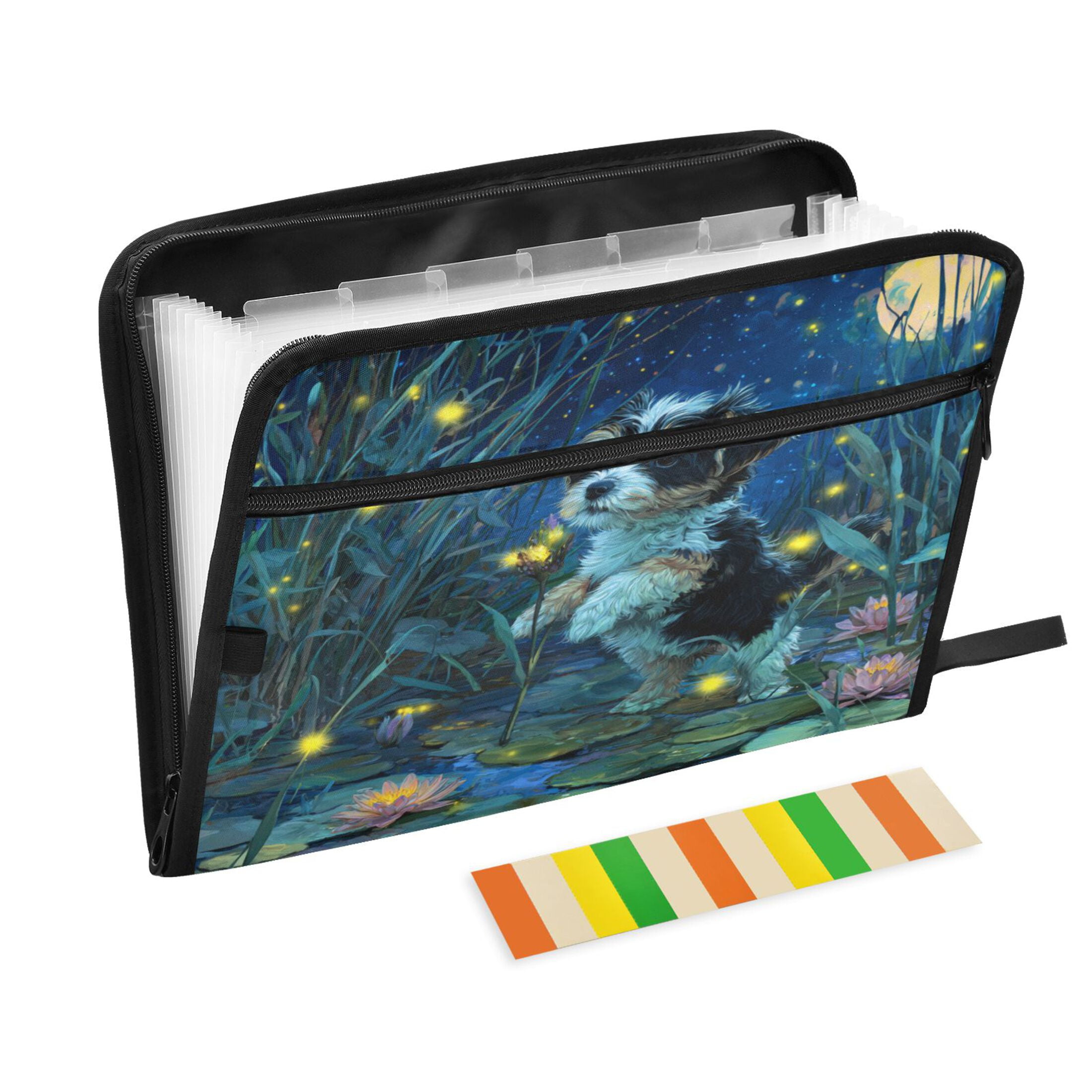 13 Individual Pockets Organ Folder Waterproof A4 Size File Folder Home ...