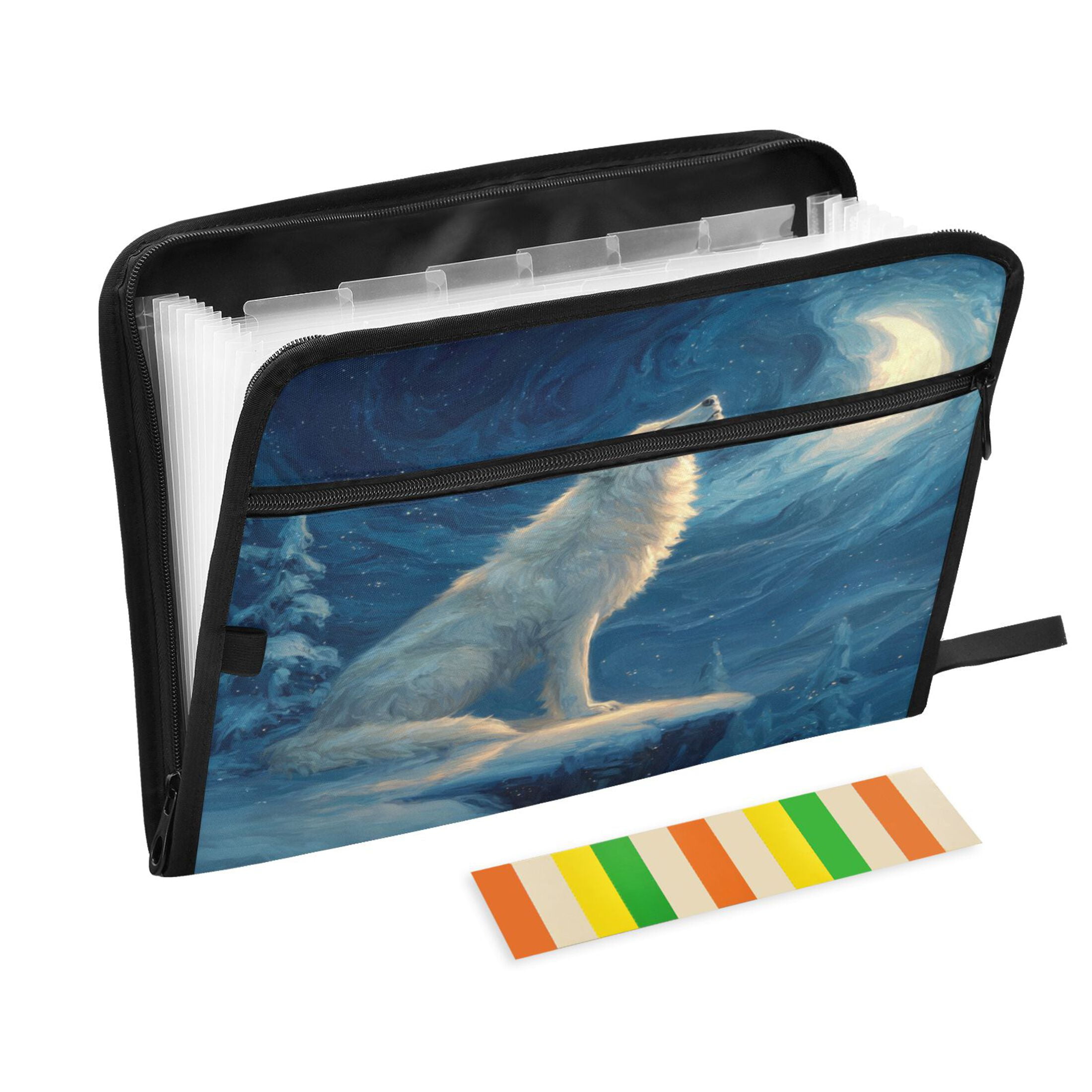 13 Individual Pockets Organ Folder Waterproof A4 Size File Folder Home Work Office Categorized ...