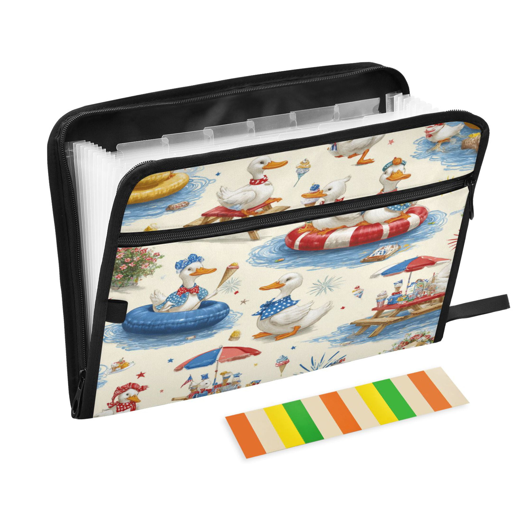 13 Individual Pockets Organ Folder Waterproof A4 Size File Folder Home ...