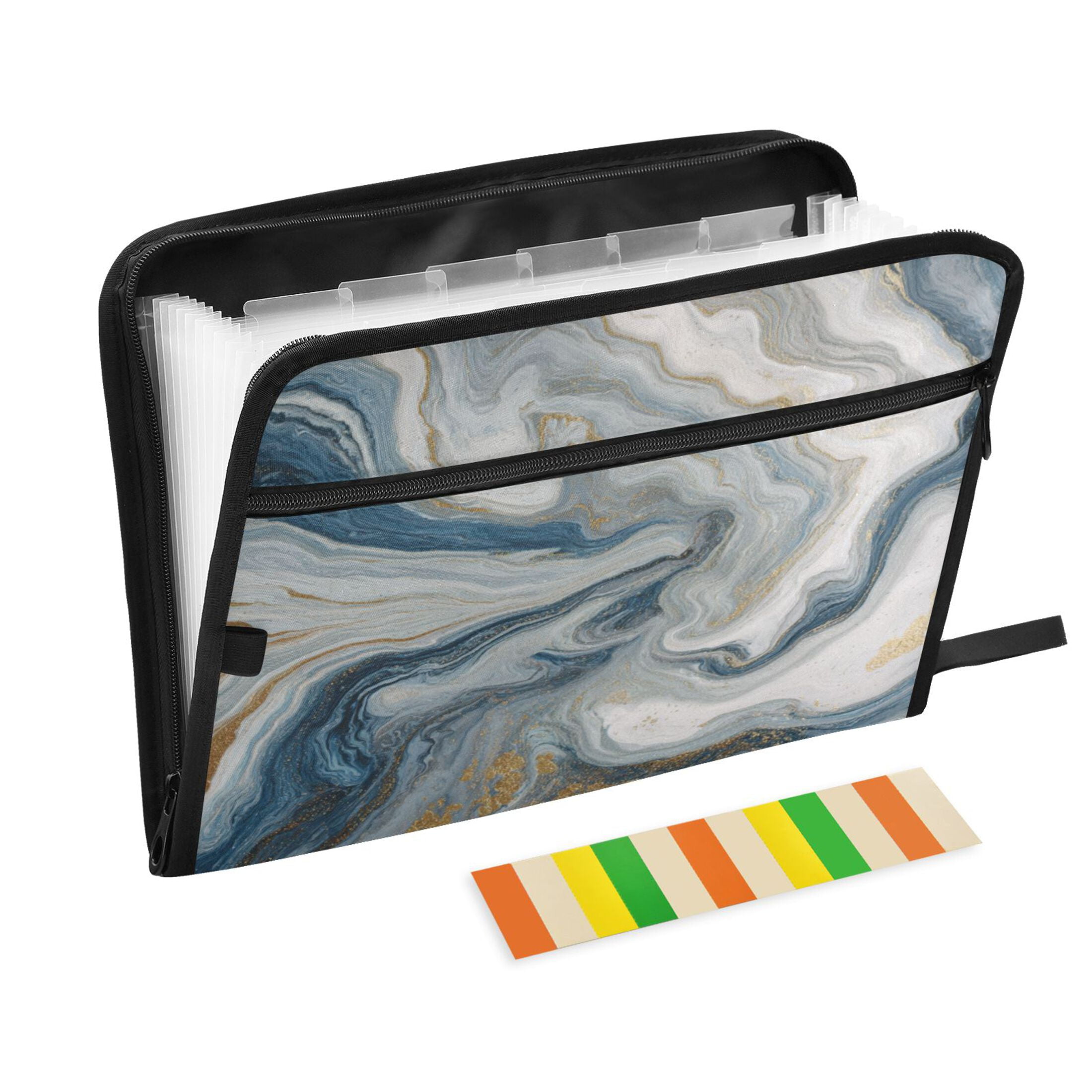 13 Individual Pockets Organ Folder Waterproof A4 Size File Folder Home ...