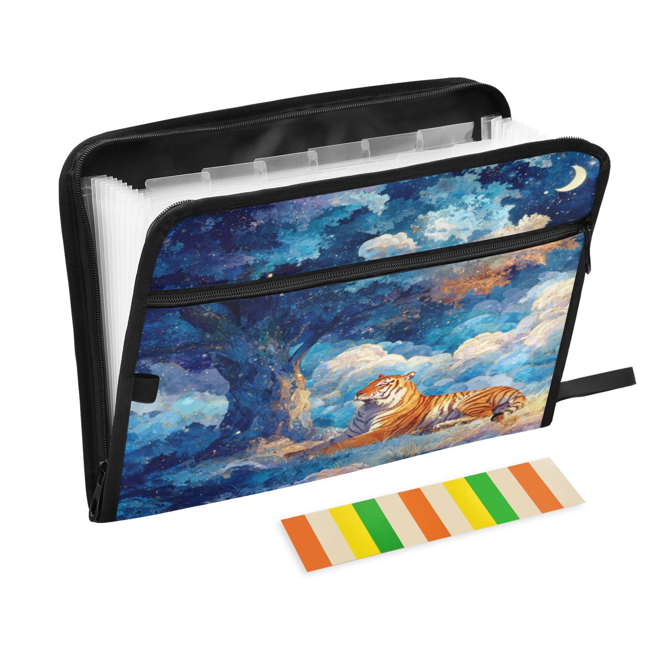 13 Individual Pockets Organ Folder Waterproof A4 Size File Folder Home ...