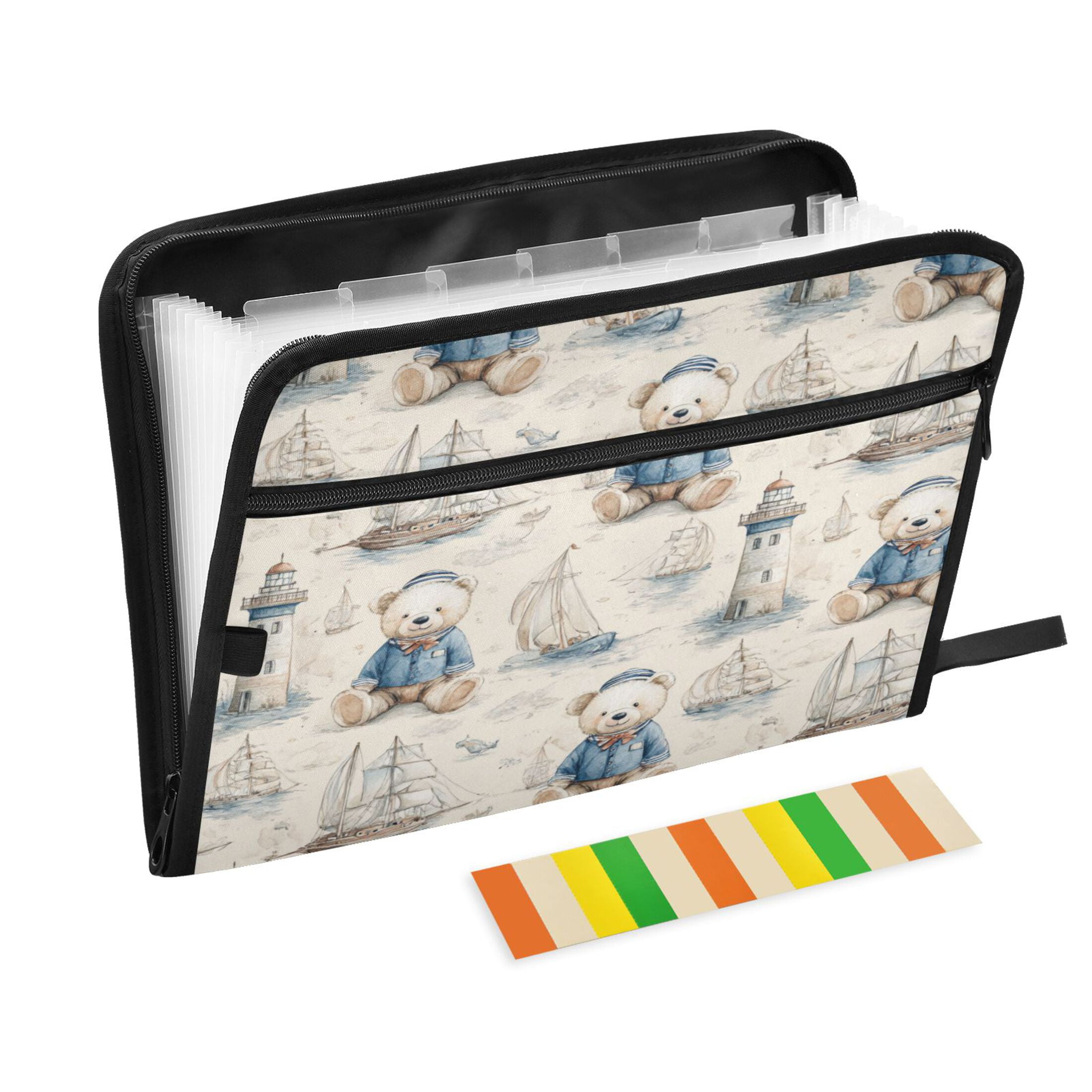 13 Individual Pockets Organ Folder Waterproof A4 Size File Folder Home ...