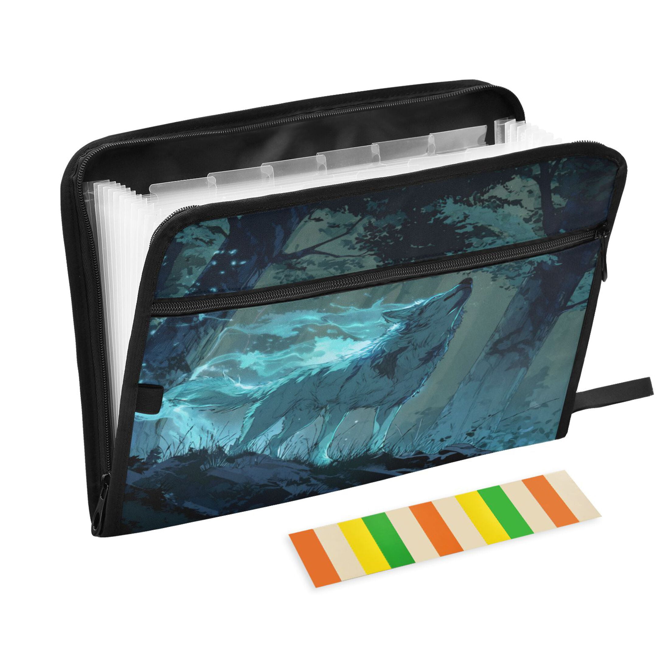 13 Individual Pockets Organ Folder Waterproof A4 Size File Folder Home ...