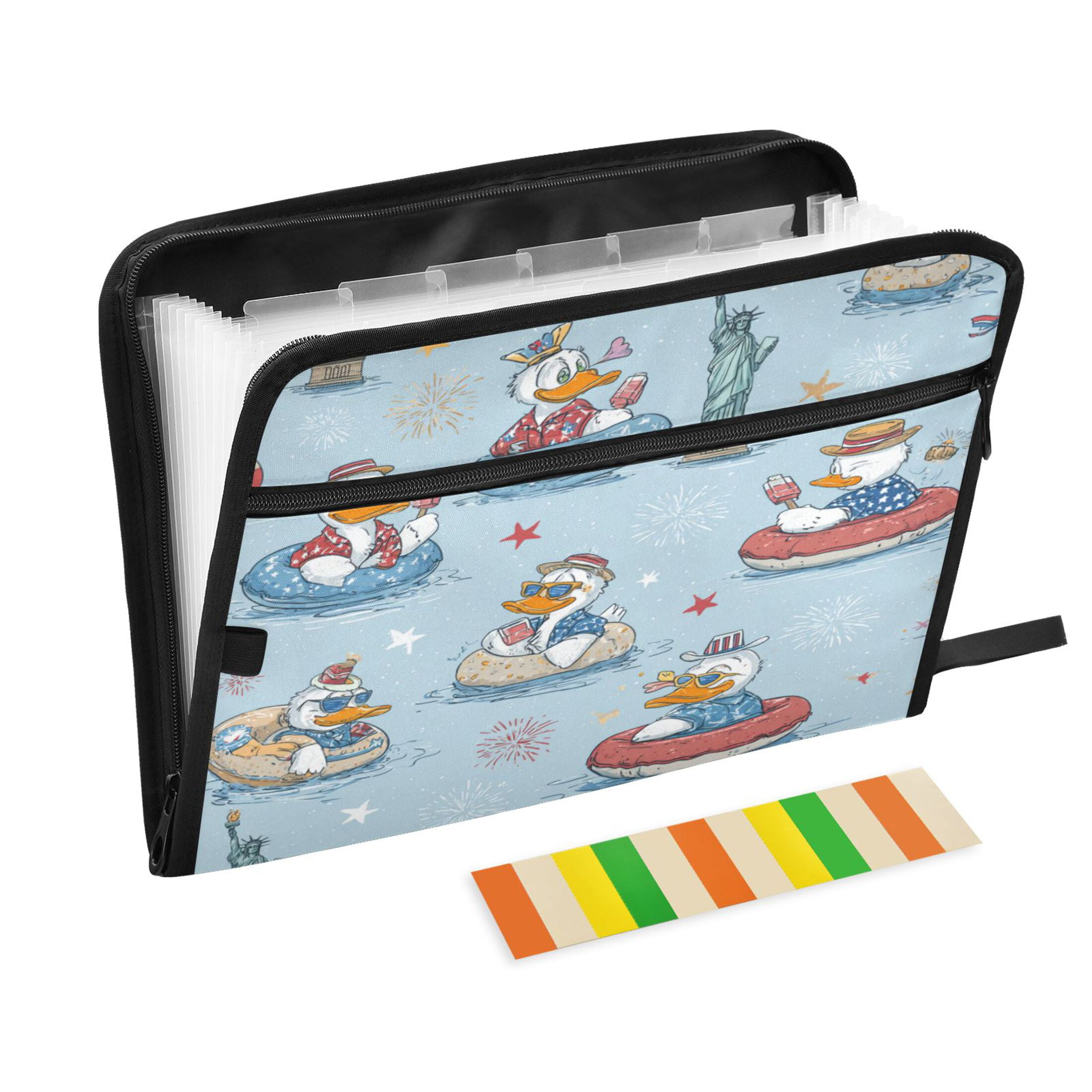 13 Individual Pockets Organ Folder Waterproof A4 Size File Folder Home ...