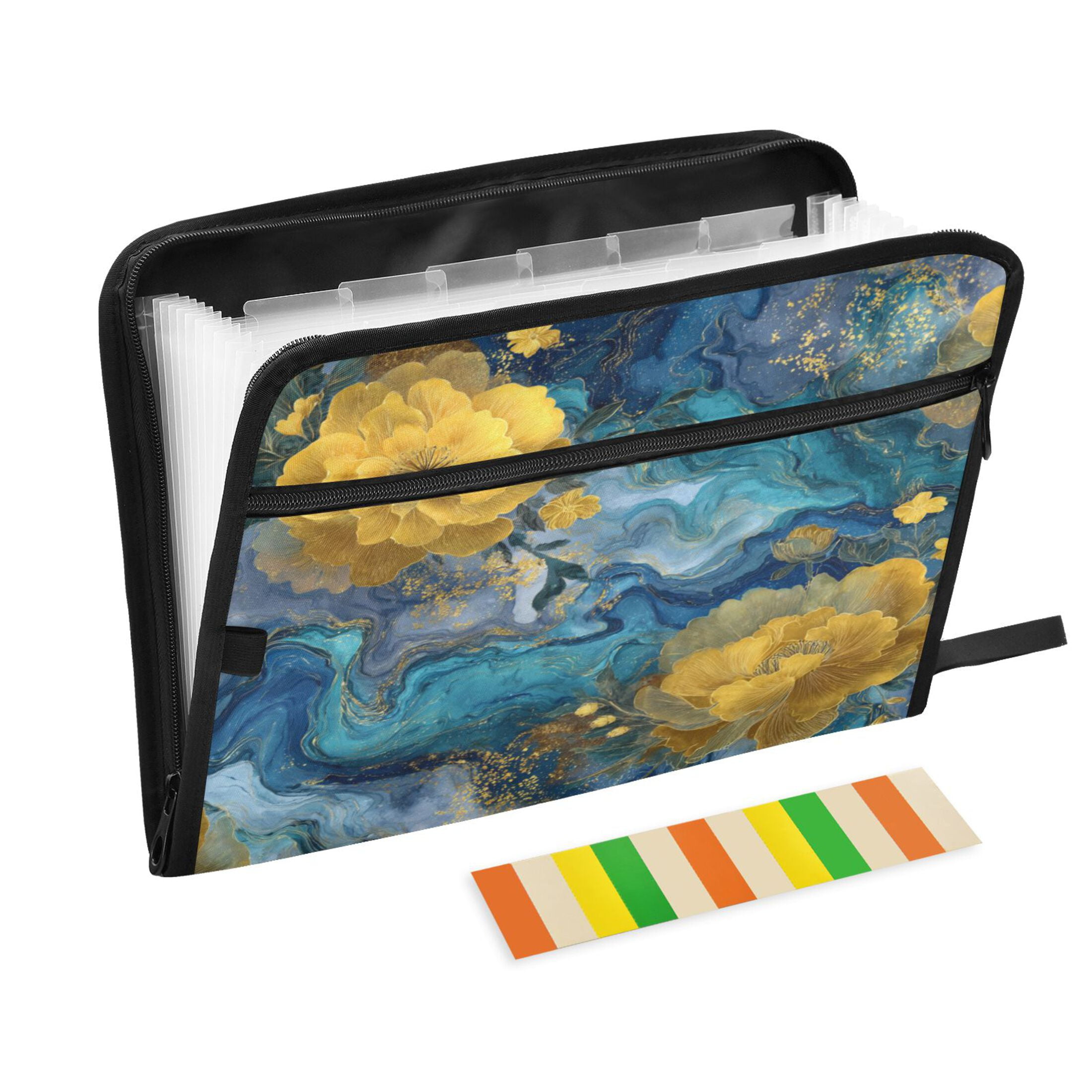13 Individual Pockets Organ Folder Waterproof A4 Size File Folder Home ...