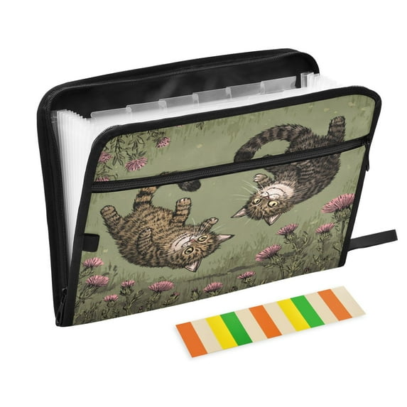 13 Individual Pockets Organ Folder Waterproof A4 Size File Folder Home ...